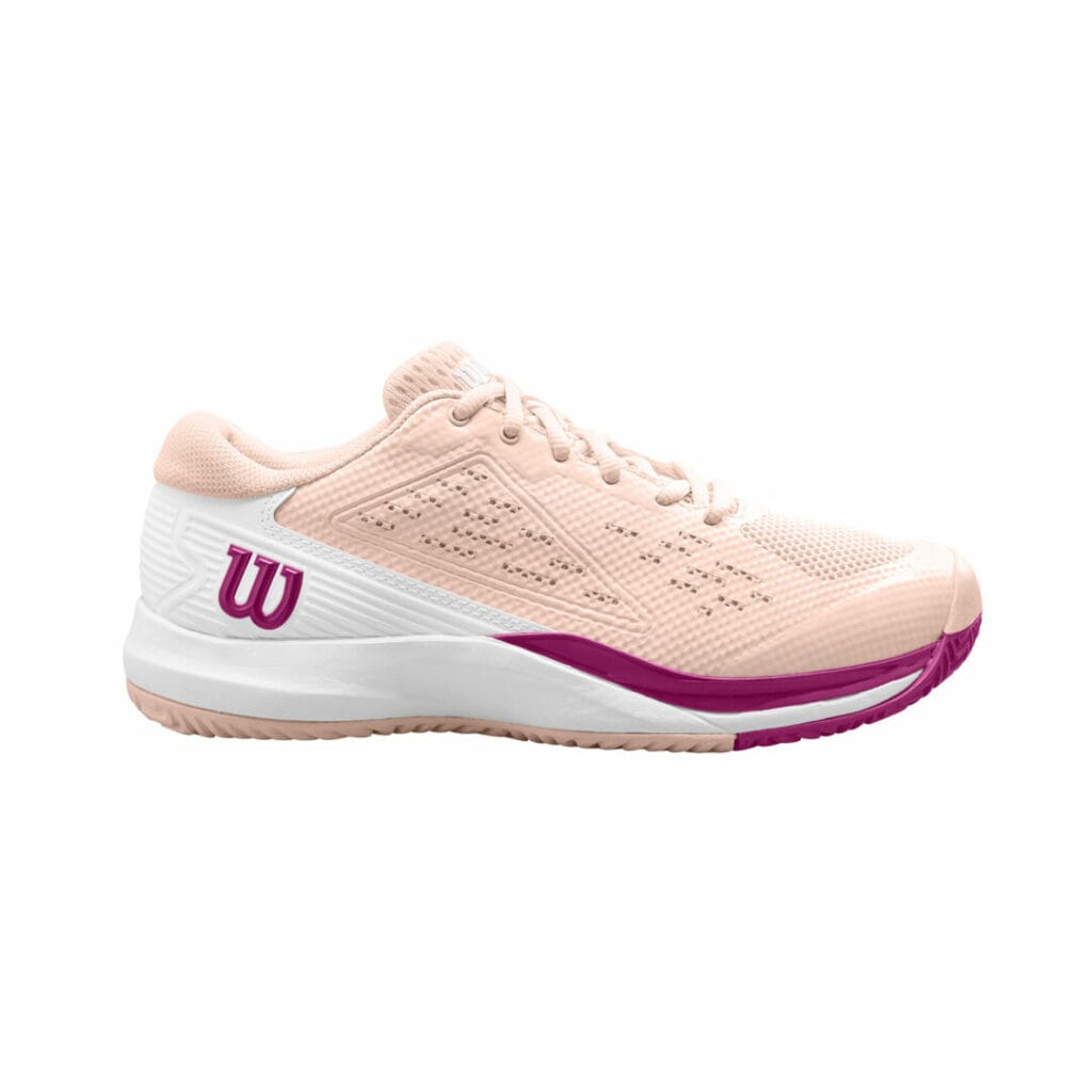 Ladies Rush Pro Ace Scallop Shell / White / Baton Roug Tennis Shoe ...